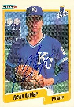 Kevin Appier autographed Baseball Card (Kansas City Royals) 1990 Fleer ...