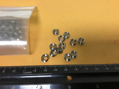 New. Qty (12) M6-1.0 X 1D Length Stainless, Locking Helical Inserts ...