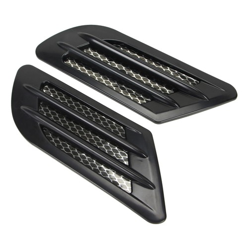 Universal Black Air Flow Fender Racing Decoration Side Vent | eBay