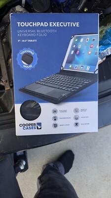 Cooper Touchpad Executive Universal Bluetooth Keyboard Folio 9-10.5 ...
