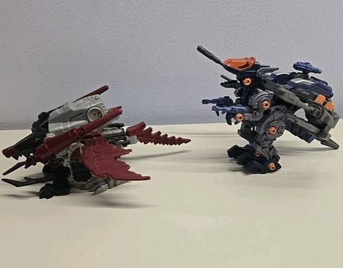 TWO Hasbro Zoids Fusers: FZ-014 Chimera Dragon Chimera 2003 & Gun ...