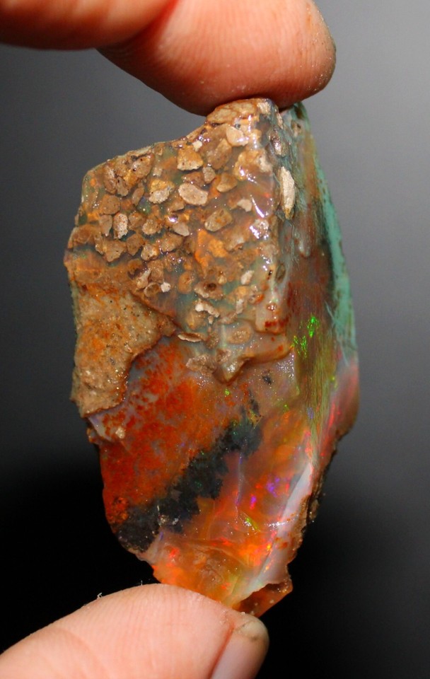 114.40 Ct Opal rough, Opal Specimen, Raw Opal, Large Ethiopian fire ...