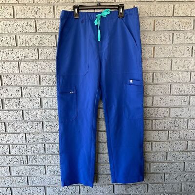 FIGS Scrub Pants Mens Cairo Denim Blue Size Small Short | eBay