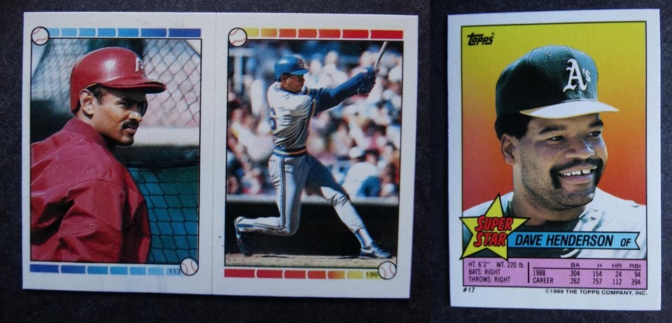 1989 Topps Stickers Baseball Cards Complete Your Set U Pick From List ...