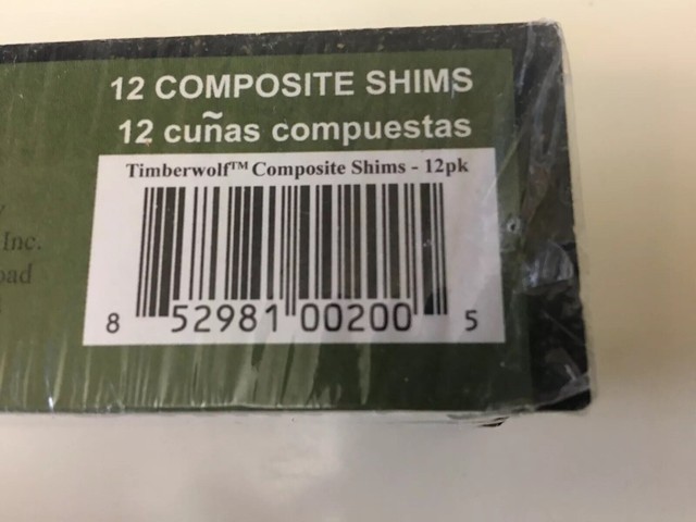 Timberwolf Composite Shims 12pcs for sale online | eBay