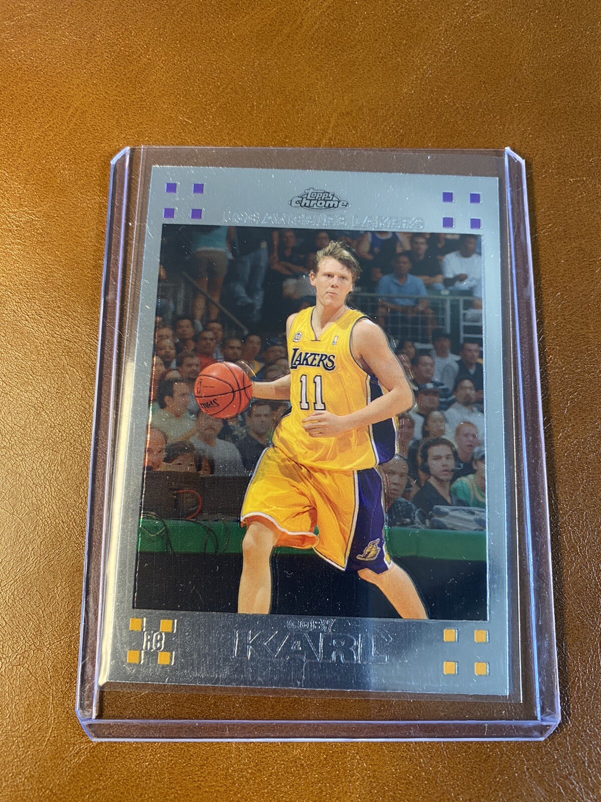 2008 Topps Chrome RC Coby Karl Los Angeles Lakers | eBay