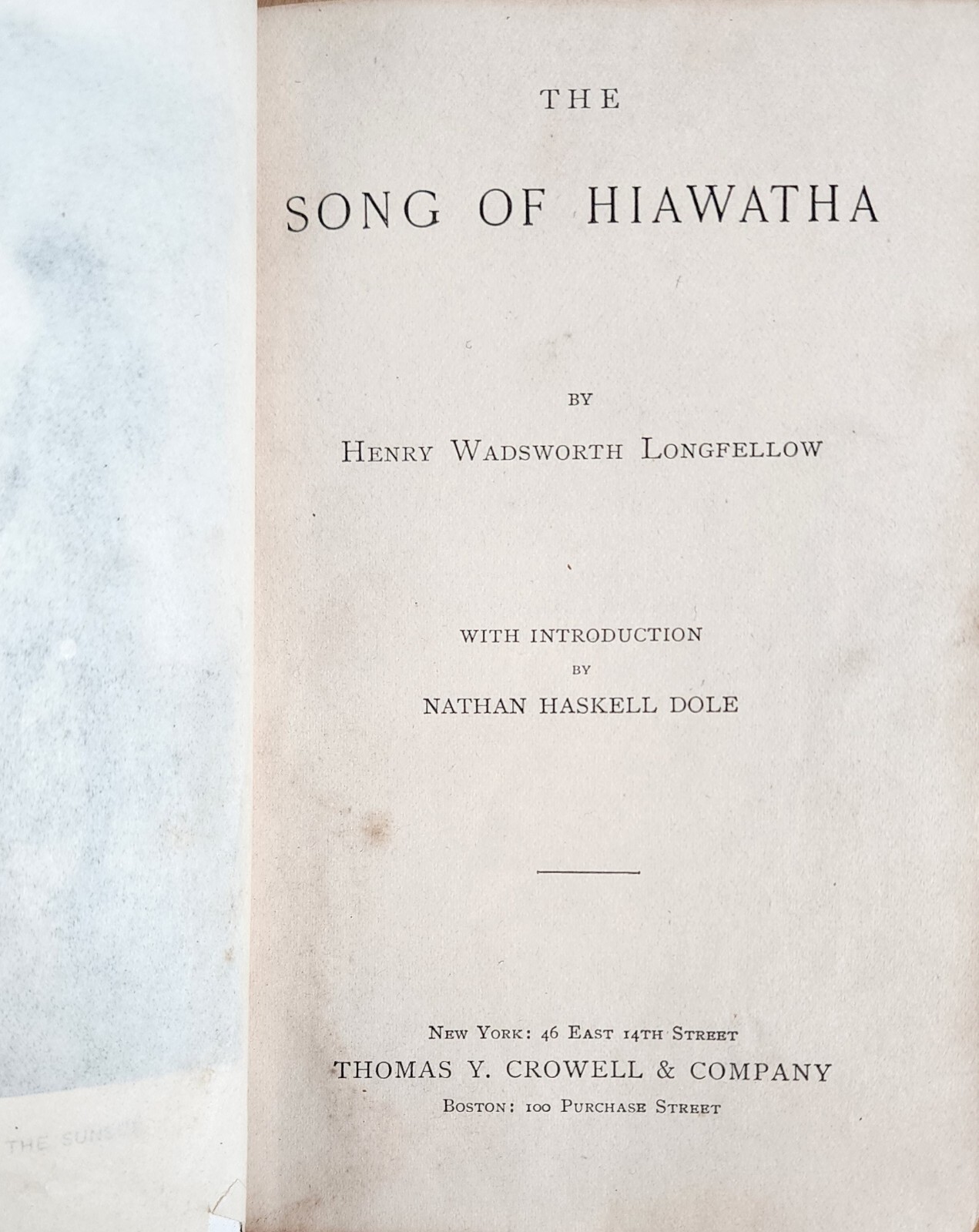 Vintage 1898 The Song Of Hiawatha By Henry Wadsworth Longfellow Thomas ...