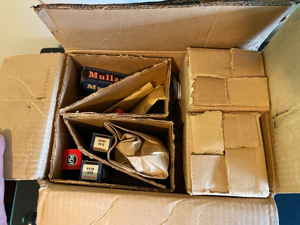 Unbuilt Heathkit AA-61 Kit Complete Amplifier w/ NOS Mullard EL84 6CA4 ...