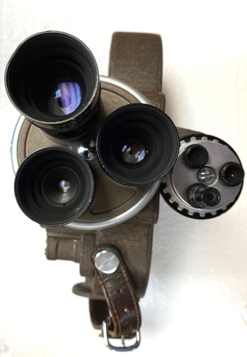 Bell & Howell 16mm Filmo 70 Cine Camera w/3 Lenses Rebuilt Bell & Howell 16mm Filmo 70 Cine Camera w/3 Lenses Rebuilt