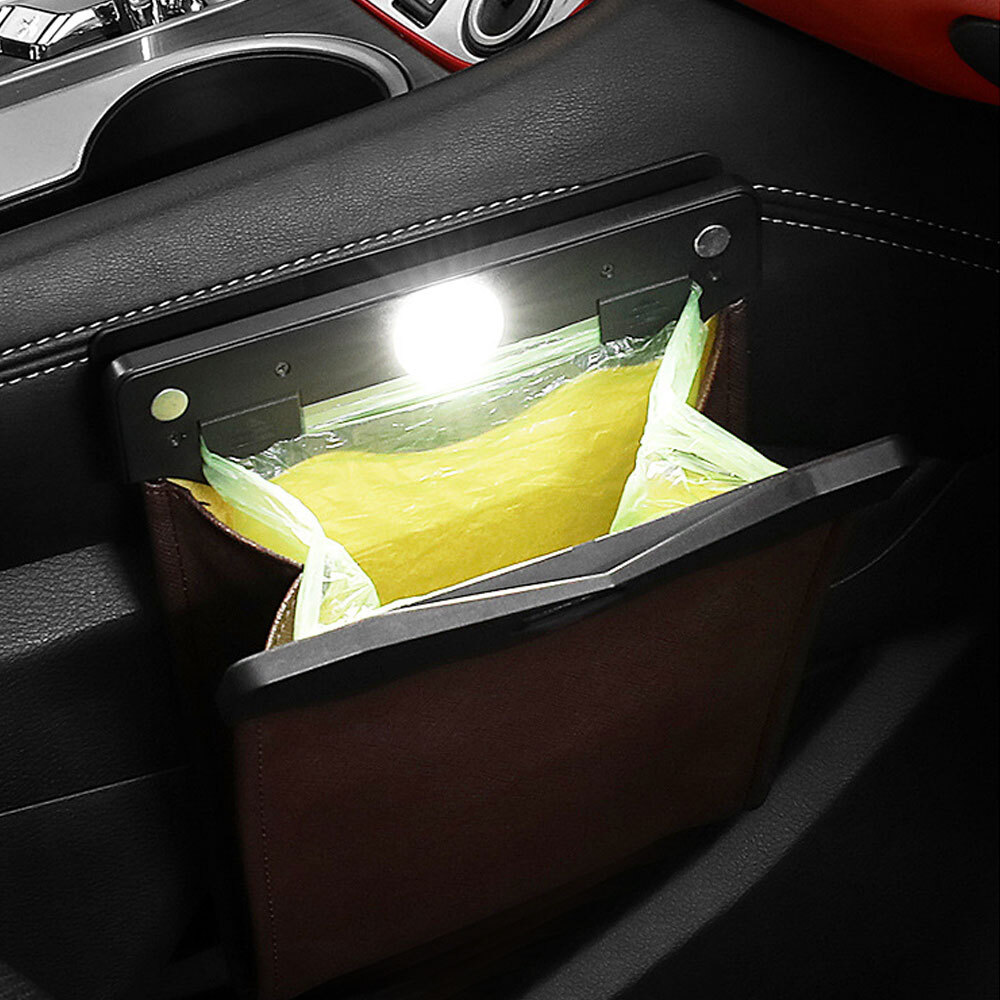 Truck Car Accessories Center Console Garbage Bag Trash Can Storage ...