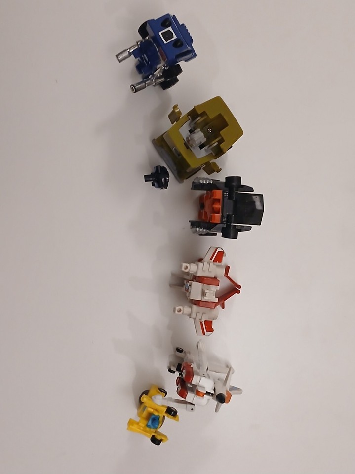 MiniBot G1 Transformers 7 Piece Lot Vintage RARE Original 1980's Hasbro ...