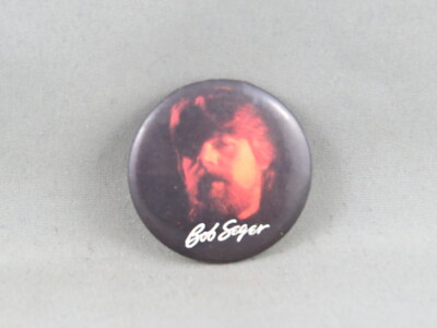 Vintage Music Pin - Bob Seger 1980s Head Picture - Celluloid Pin | eBay