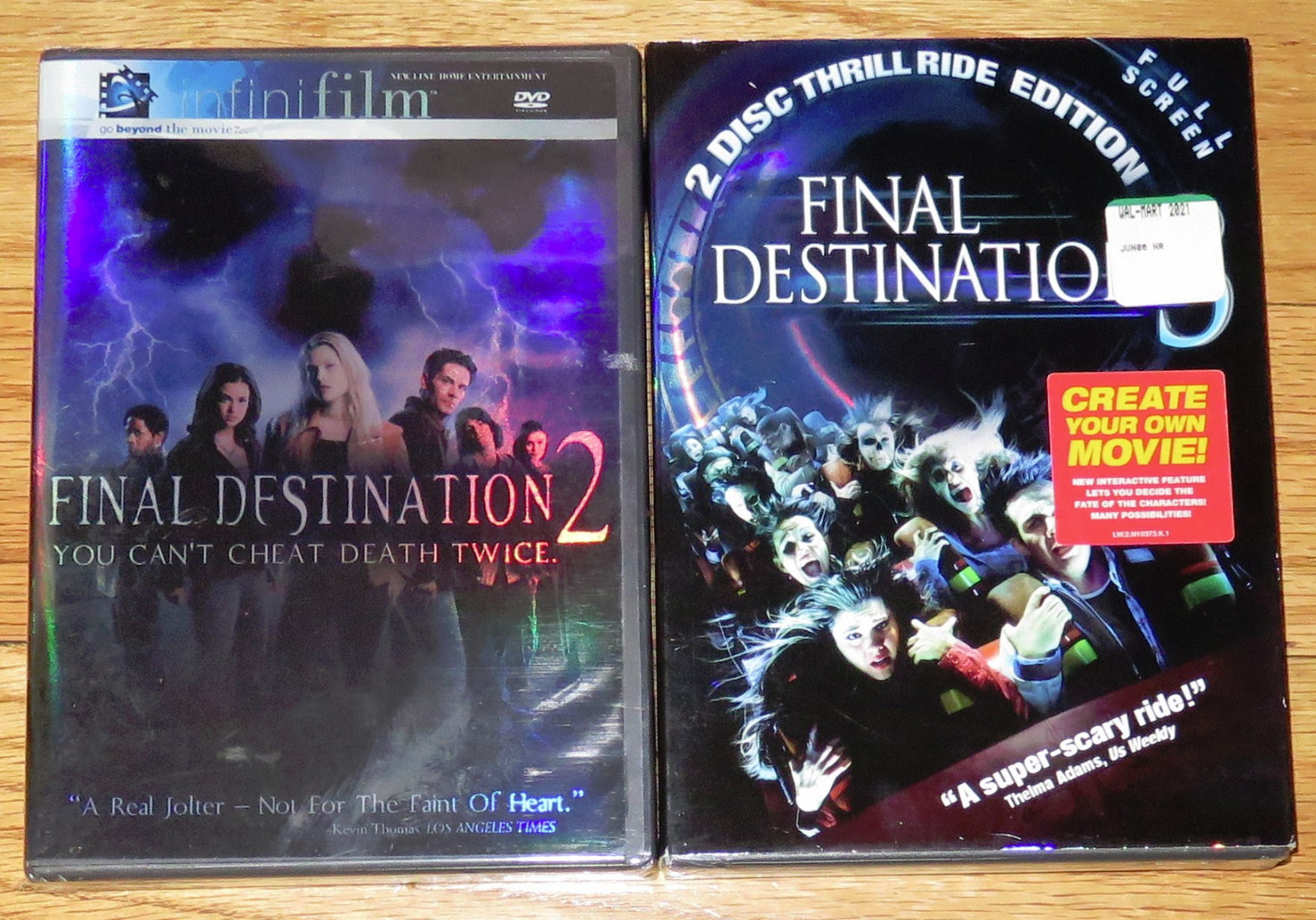 Final Destination 2 You Can't Cheat Death Twice DVD & FD3 Special 2 ...