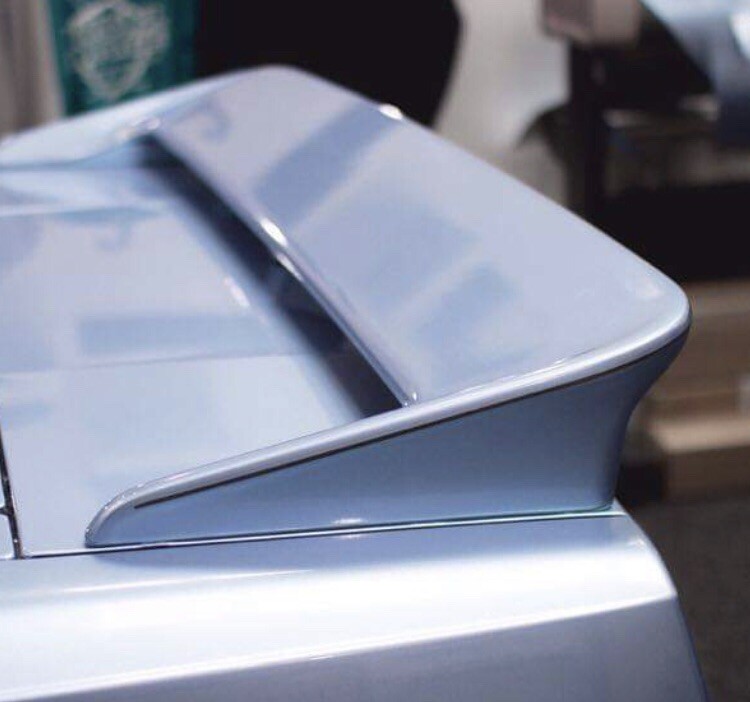 TOYOTA MR2 MK1 Charcoal Rear Boot Spoiler / wing Stripe STICKER DECAL ...