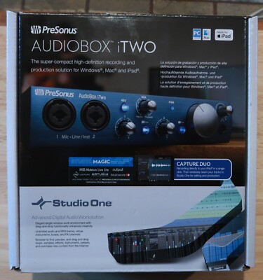 PreSonus AudioBox iTwo USB Recording Audio Interface | eBay