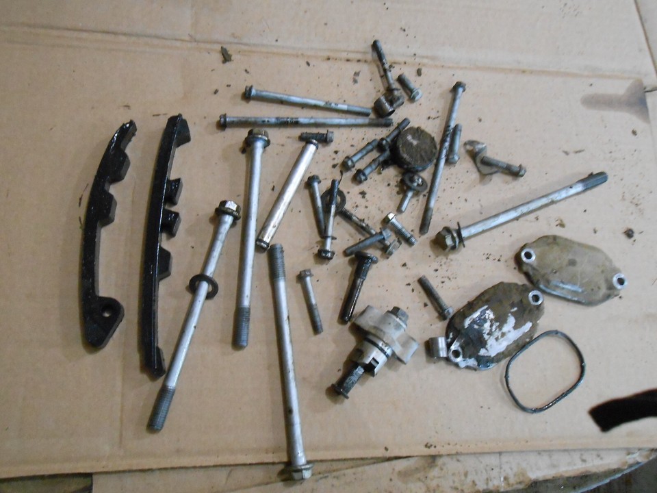 Kawasaki Brute Force 650 08 KVF 650D rear cylinder head bolts cam chain ...