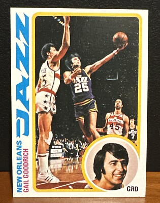 1978 Topps Gail Goodrich #95 Utah Jazz Lakers UCLA HOF All-Star CRISP ...
