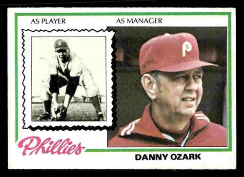 1978 Topps Danny Ozark #631 - Philadelphia Phillies | eBay