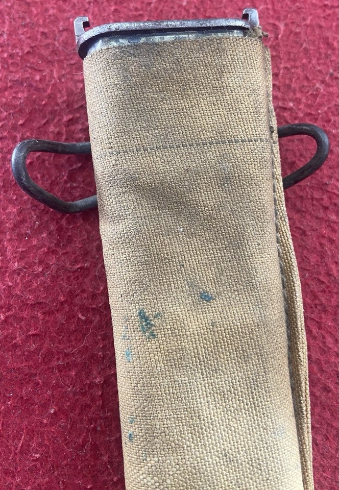 Original 1905 US SPRINGFIELD SA 1906 BAYONET WWI M1910 SCABBARD CANVAS ...