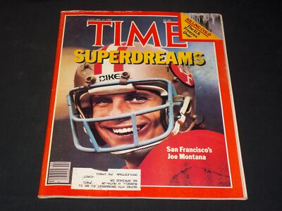 1982 JANUARY 25 TIME MAGAZINE - JOE MONTAN FRONT COVER - L 6174 | eBay