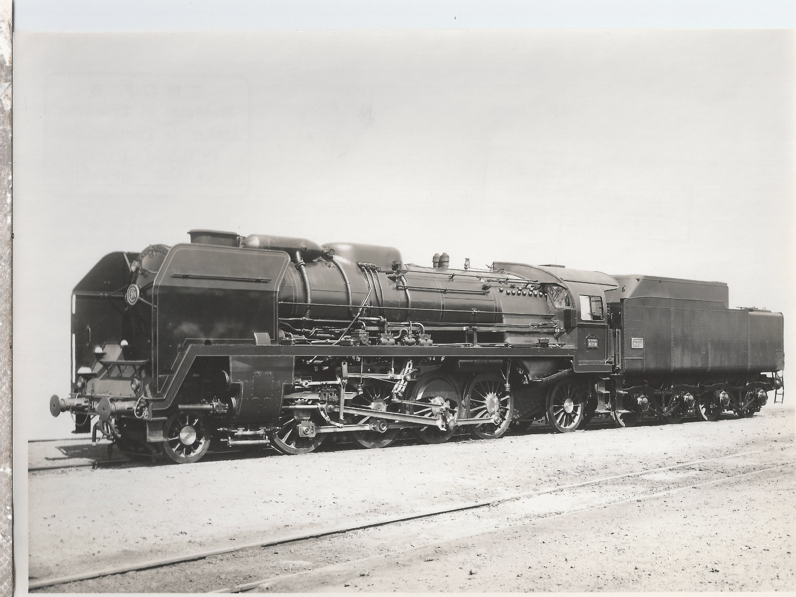 SNCF Locomotive 141- P 81 Paris, France S.N.C.F 6 3/4” x 9” Photograph ...