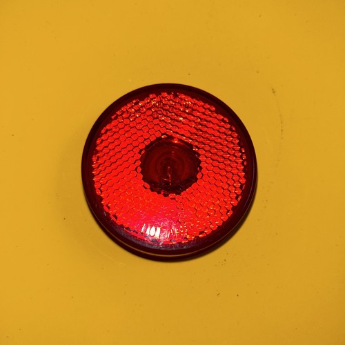 2.5" RED Round Light ~ Signal-stat 1011 Series Reflectorized NOS B5 | eBay