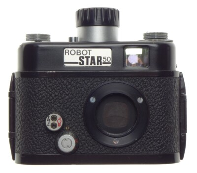 Robot star 50 spring motor camera body ca.1969 used during cold war ...