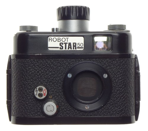 Robot star 50 spring motor camera body ca.1969 used during cold war ...