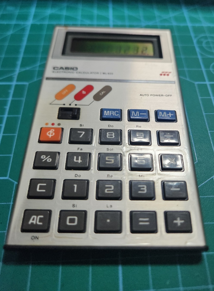 Casio ML-833 - Vintage Musical Calculator from the 1980s | eBay