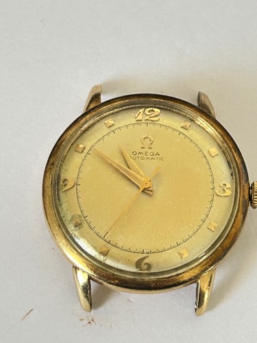 Omega Seamaster cal 351 movement in working conditions yellow double ...