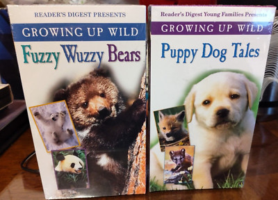 Readers Digest Growing Up Wild Fuzzy Wuzzy Bears PLUS Puppy Dog Tales 2 ...
