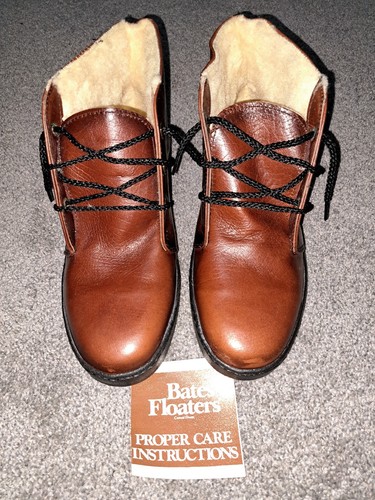 NWT Vintage Bates Floaters Sherpa KAB Golden Chukka Boots men's 10 | eBay