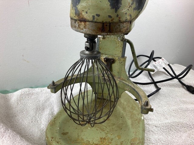 Vtg Hobart Kitchenaid Model G Heavy Duty Commercial Mixer w/Attachments ...