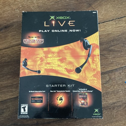 Xbox Live Starter Kit-NIB-Communicator Headset-crimson Skies | eBay