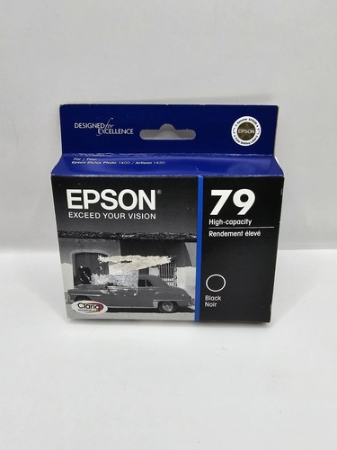 BRAND NEW / SEALED GENUINE OEM Epson 79 Black Ink Cartridge - EXP 9/ ...