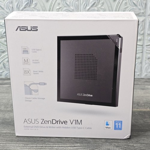 ASUS USB Type-C External DVD Drive Model ZenDrive V1M M Disc Support | eBay