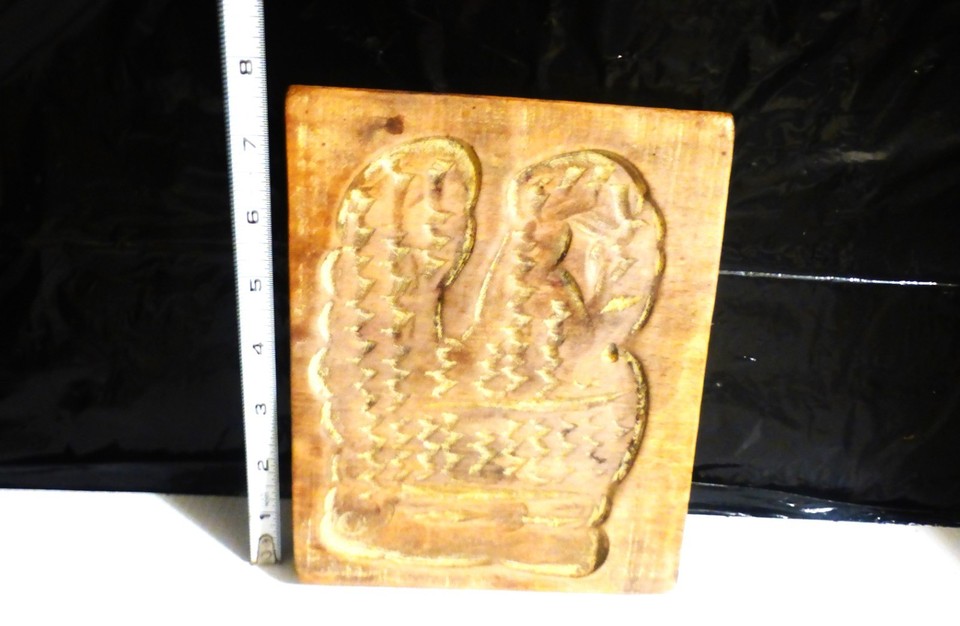 6x Antique Wood SPRINGERLE Wood MOLDS Chocolate Mold Cookie Mold Baking ...