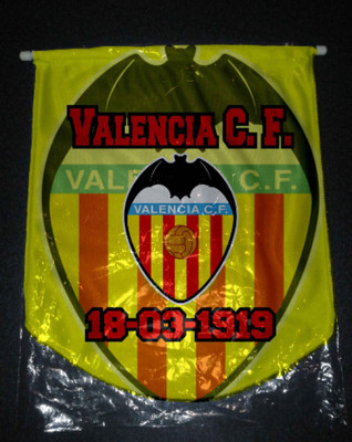 VALENCIA C.F. - SPAIN - Pennant - (2) - Flag - Fabric - New - 40 cm | eBay