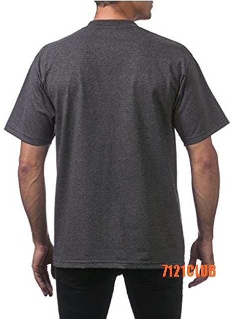 PRO CLUB HEAVYWEIGHT T SHIRTS PROCLUB MENS PLAIN SHORT SLEEVE BIG AND ...