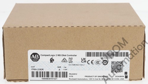 Surplus 2024 Sealed Allen Bradley 1769-L33ER /A CompactLogix Processor ...
