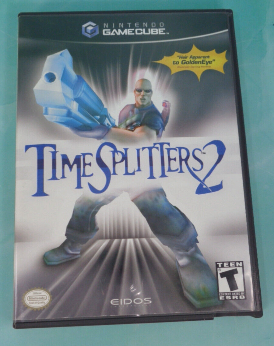 TimeSplitters 2 (Nintendo GameCube, 2002) Complete Black Label ...