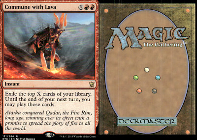 Magic the Gathering -MTG- Commune with Lava | eBay