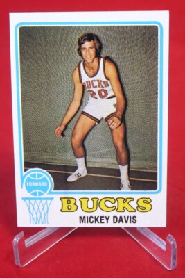 Mickey Davis Topps NBA Basketball Card 1973-1974 #107 EX | eBay