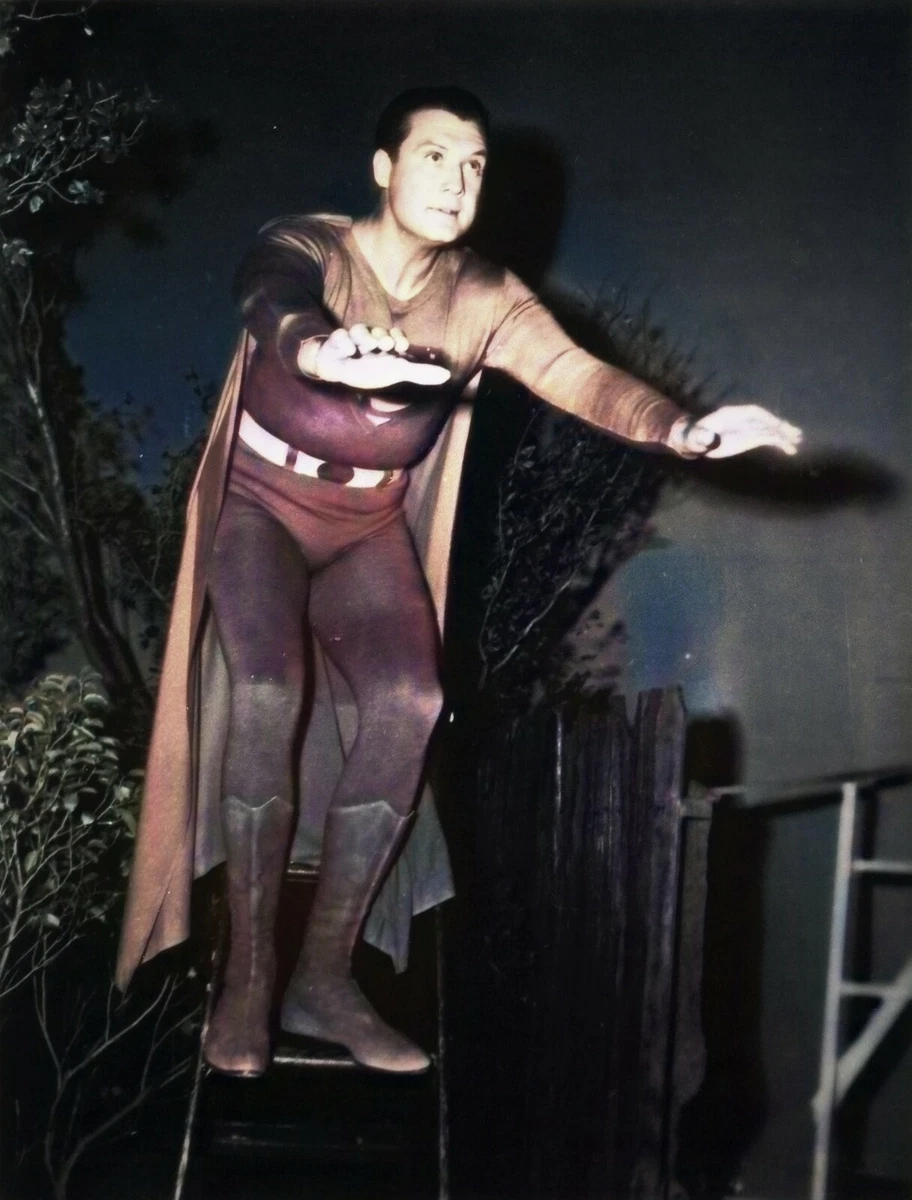 George Reeves Superman Color