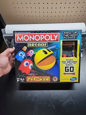 Monopoly Arcade Pac-Man Game Board Game For Kids Ages 8 And Up Includes ...
