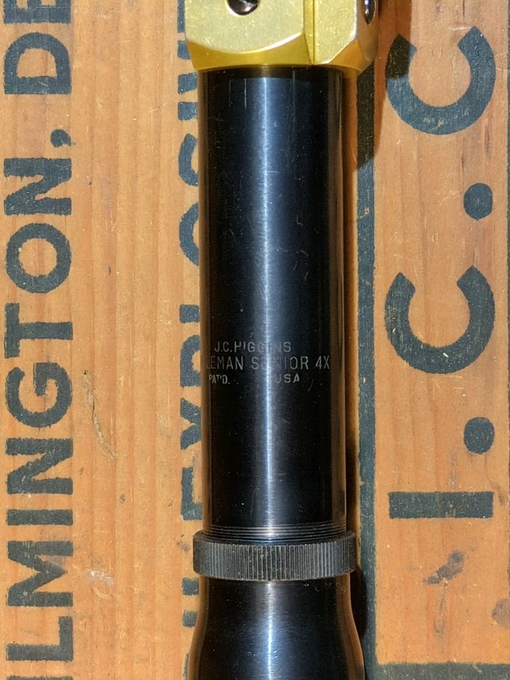Vintage JC Higgins Rifleman Senior 4x Rifle Scope, Weaver USA | eBay