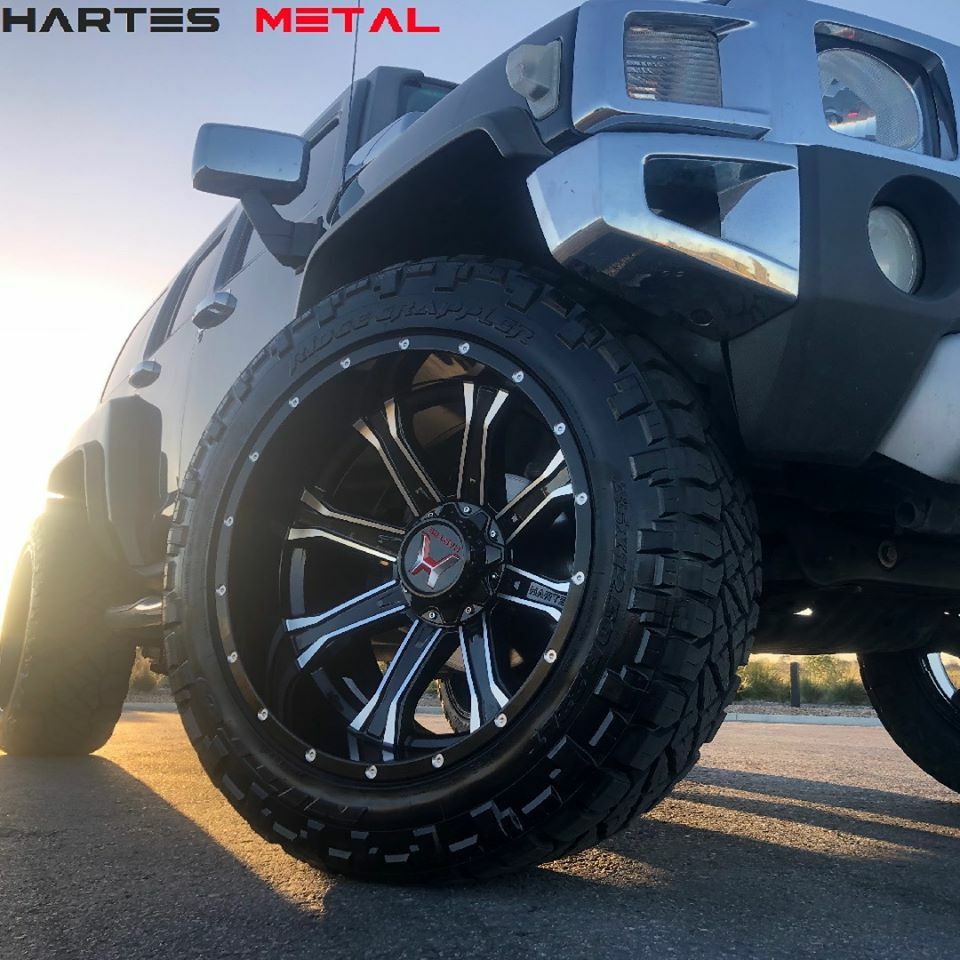 FORD F150 Wheels 20 Inch HARTES METAL STRIKE Black Rims Finish Size ...