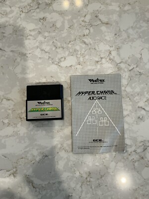 Vectrex Video Game Hyperchase Auto Race (1982 GCE) | eBay