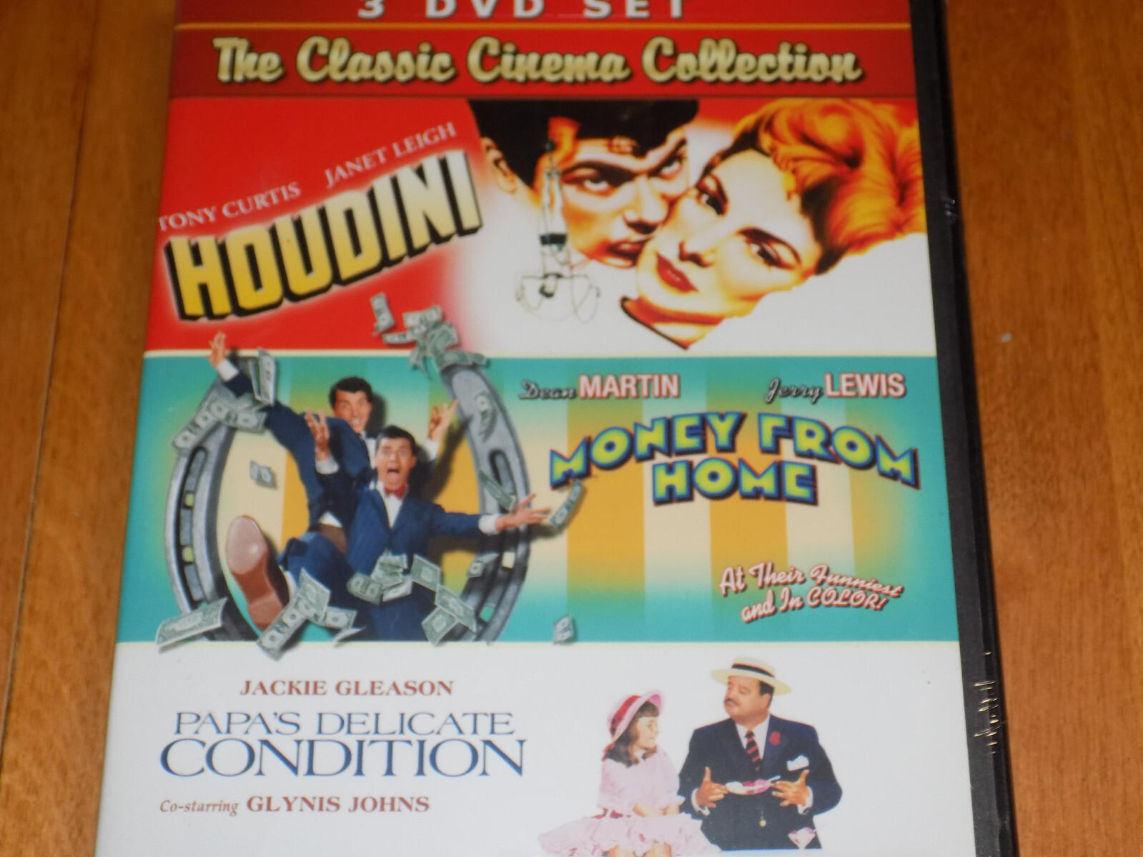 CLASSIC CINEMA Houdini Tony Curtis Money From Home Dean Martin Lewis ...