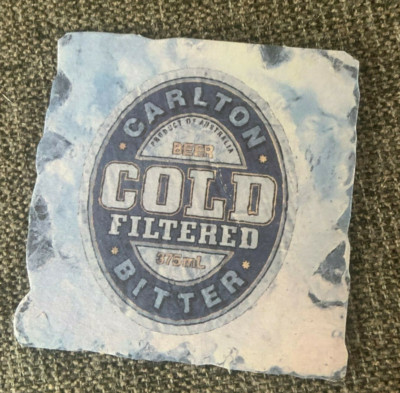 CARLTON COLD FILTERED BITTER COASTER | eBay Australia
